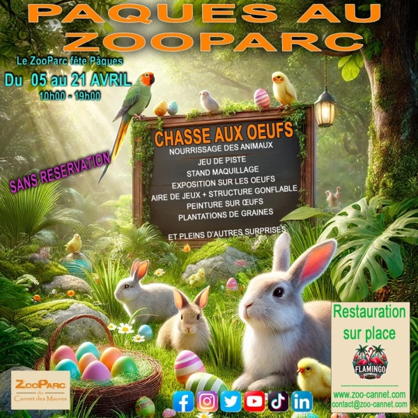 Pâques au Zoo Parc