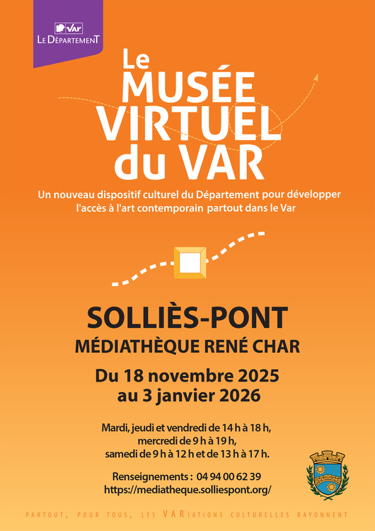 Le Musée Virtuel du Var s’invite à la médiathèque René Char