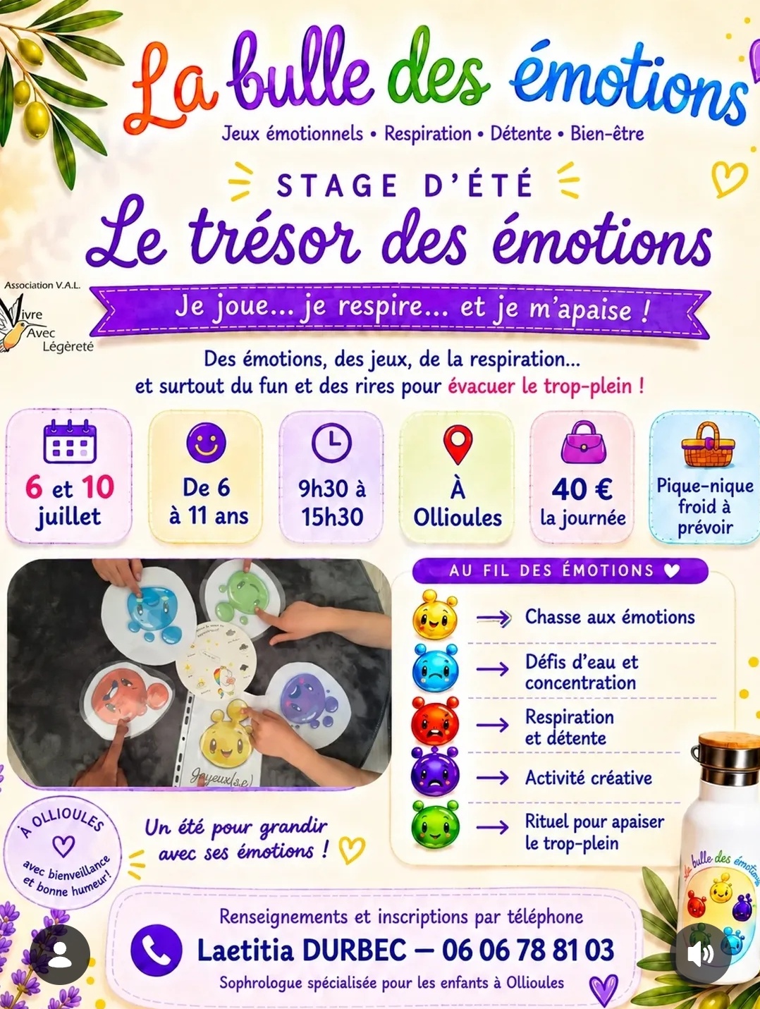 Ollioules 2026 – Stage d'été "Le trésor des émotions" - La… | Scènes du Sud